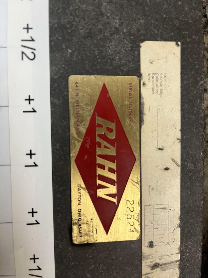 5GG Rahn Granite Surface 24” Planekator Straight Edge Calibration Tool ...