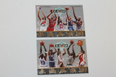 1992-93 FLEER ULTRA NBA JAM SESSION TWO BASKETBALL CARDS PLAYERS 1 THRU ...