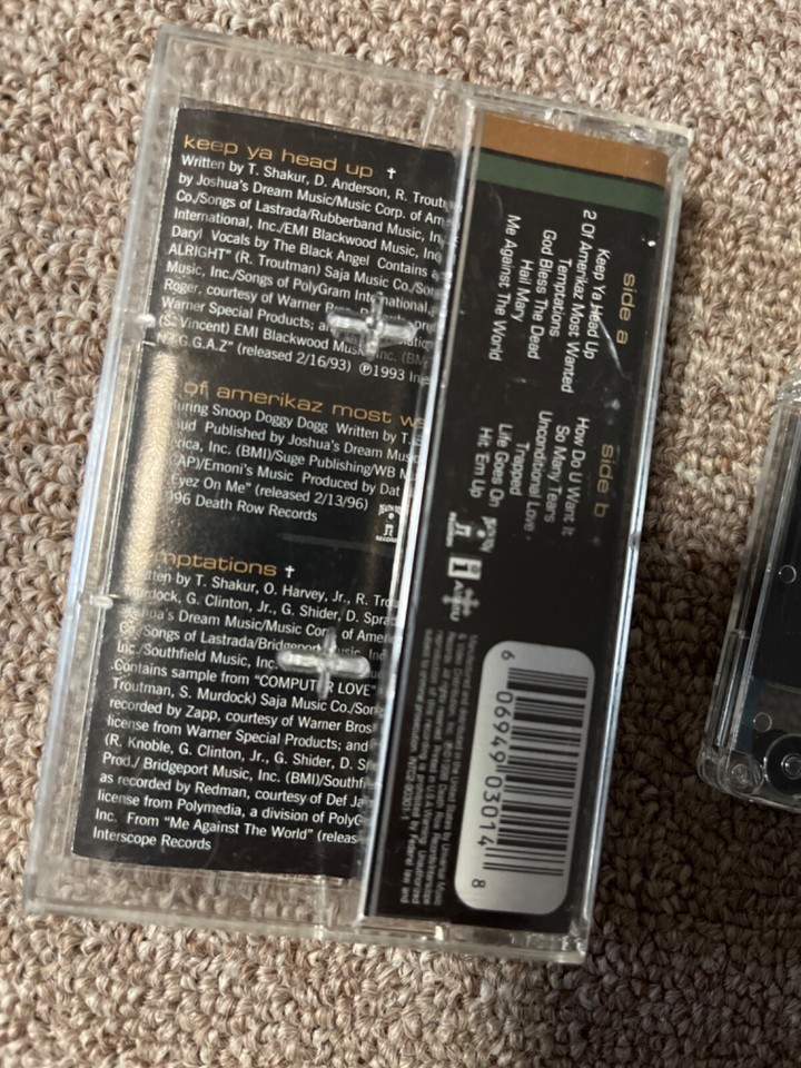 2PAC Cassette Tape GREATEST HITS 1998 | eBay