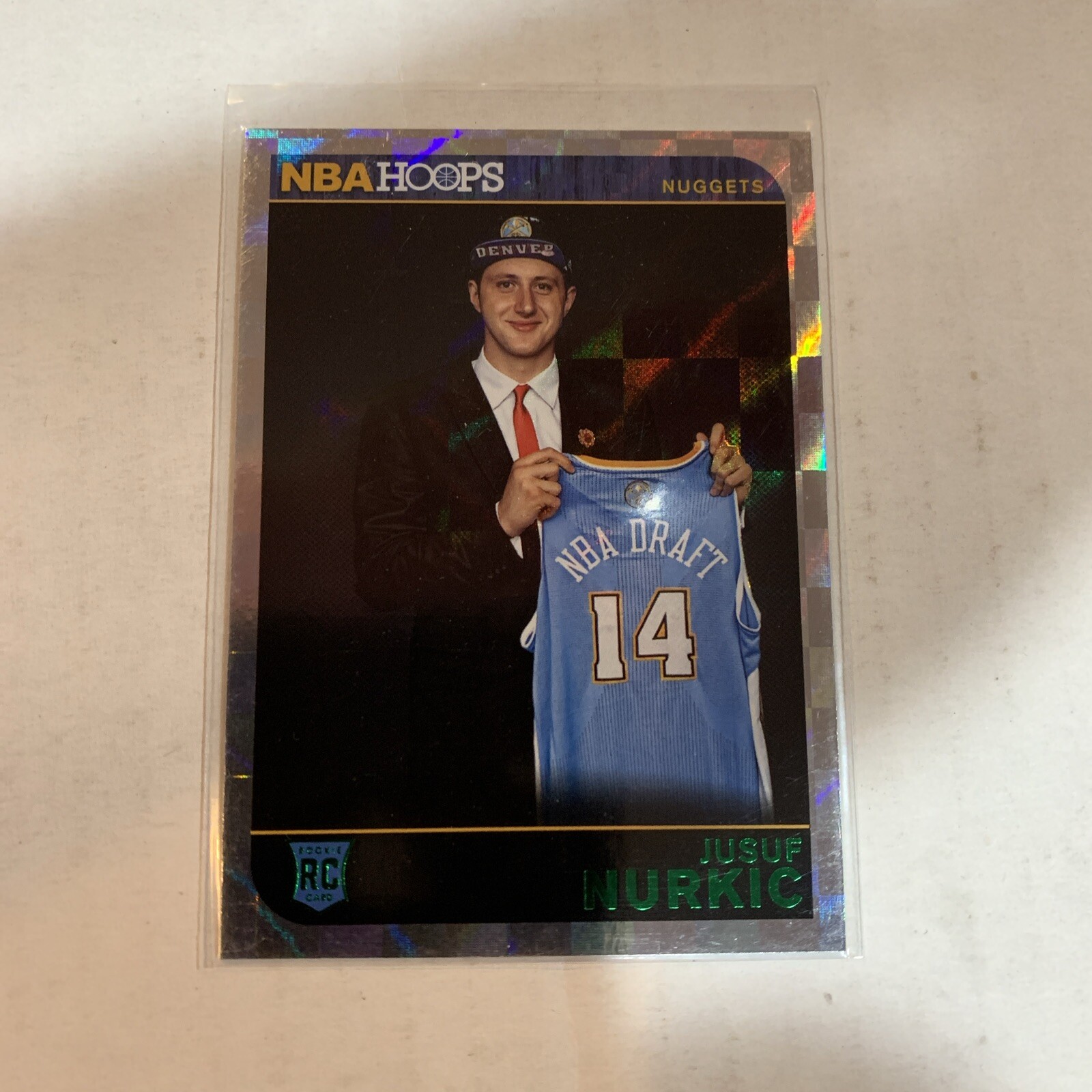 JUSUF NURKIC 2014-15 PANINI NBA HOOPS GREEN HOLO #284 ROOKIE NUGGETS | eBay