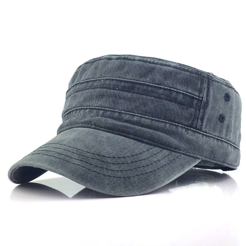 Zonbailon Men's and Women's Casual Solid Color Cap Low Profile Flat ...