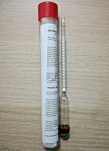 Mostimetro GUYOT tascabile gleucometro per grado zuccherino del mosto ...