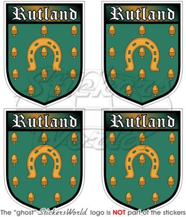 RUTLAND COUNTY Shield England UK British 50mm (2") Bumper Stickers ...