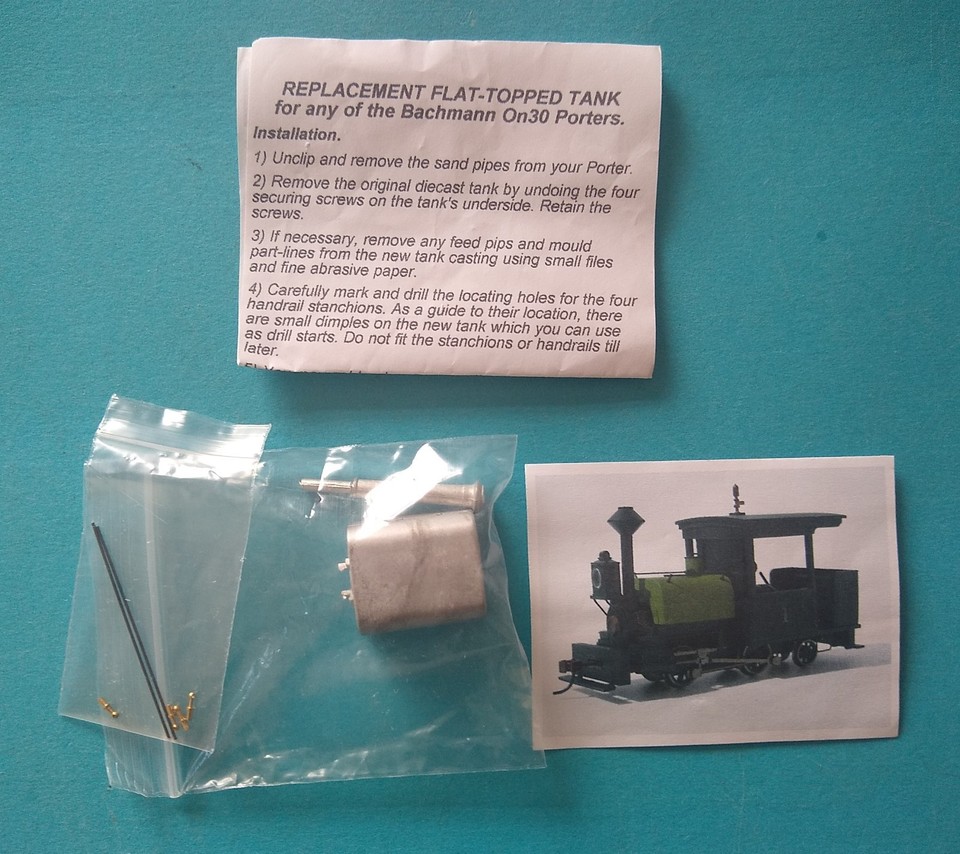 Backwoods Miniatures 1:48 On30 Gauge Bachmann Porters Replacement Flat ...