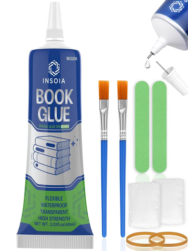 Book Glue 60ML X 1 Book Adhesive Clear Book Binding Adhesive Flexible ...