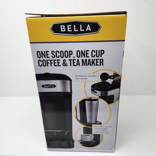 BELLA One Scoop One Cup Coffee and Tea Maker Woth Reusable Filter TSK-1941A | eBay