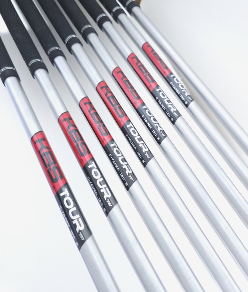 TE- Ultra Rare COBRA KING FORGED MB BLACK 8-Piece Set KBS TOUR C-TAPER ...