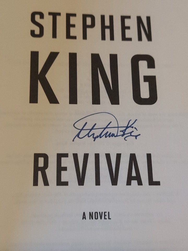 Stephen King ~ Revival ~ SIGNED 1st/1st in Cemetery Dance Slipcase! | eBay