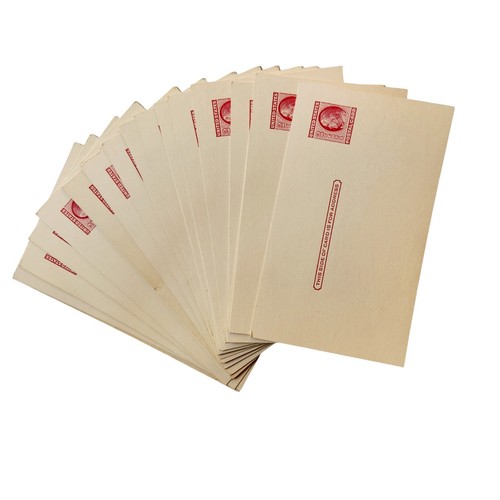 Blank 2 Cent Ben Franklin Stamped Vintage Postcards 20 Cards | eBay