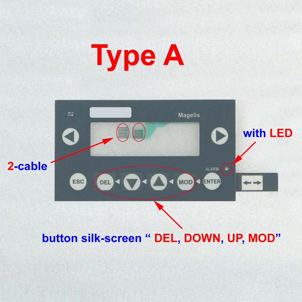 Membrane Keypad Fit for XBTN410 XBT-N410 XBT N410 Text Display One-Year ...