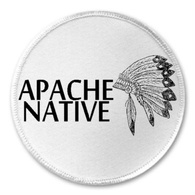 Apache Native - 3" Sew / Iron On Patch American Indian Tribe Pride Born ...