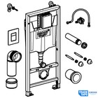 GROHE Rapid SL 1.13m 3 in 1 Set Concealed Cistern Frame Wall Hung ...