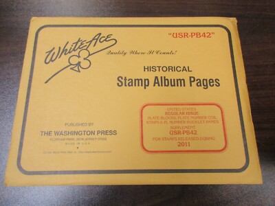 "WHITE-ACE" STAMP PAGES U.S REGULAR ISSUE #USR-PB42 ,2011 W/FREE SHP ...