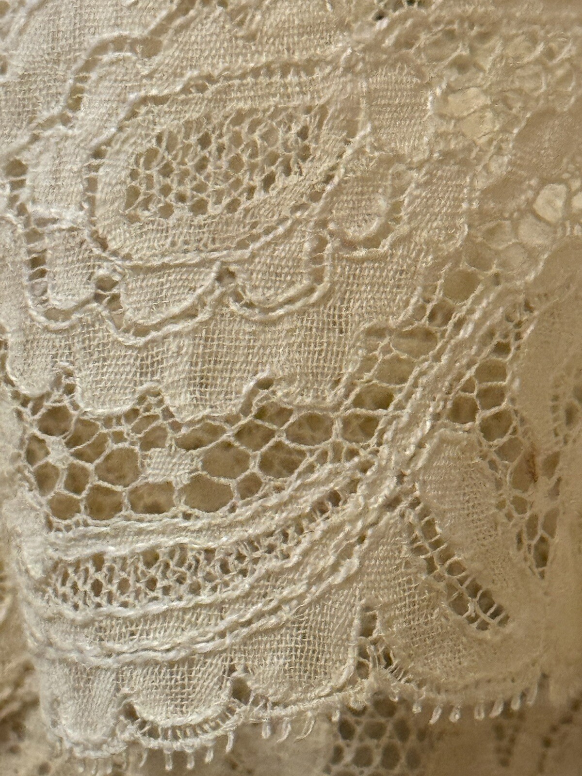 Antique French Lace Cotton 2 1/2" W Beautiful Floral Pattern 35" L | eBay