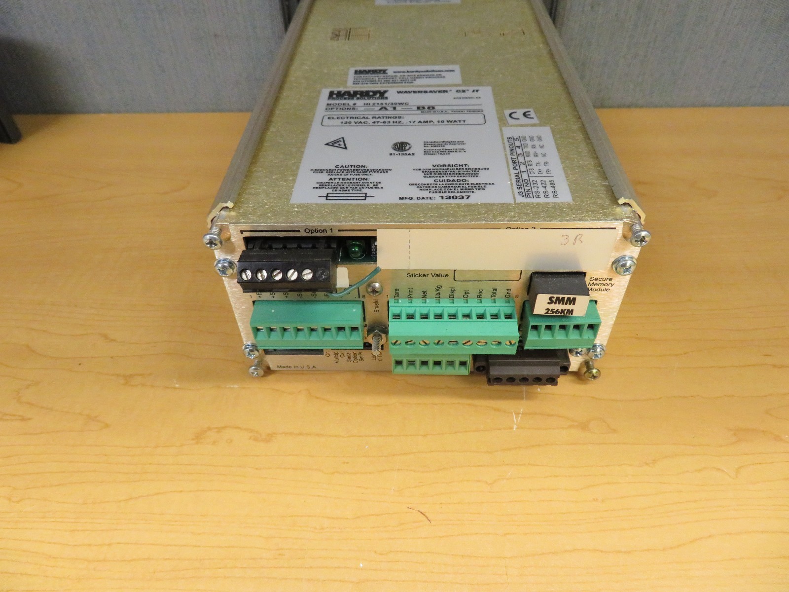 Hardy Instruments Wavesaver C2 IT HI2151/30WC-PM-A1-B8 Weight ...