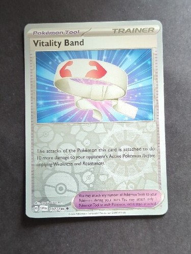 Vitality Band 197/198 Reverse Holo Uncommon Pokemon Scarlet & Violet ...