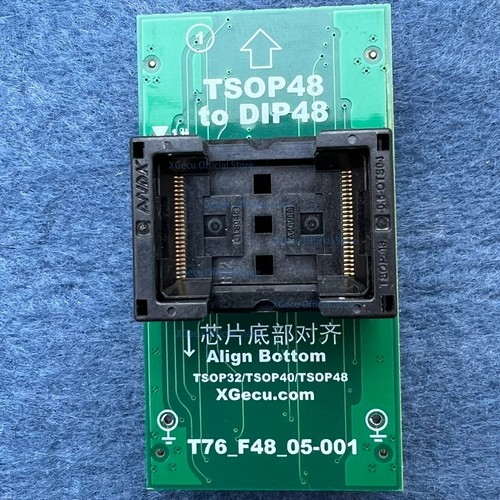 TSOP32 / TSOP40 / TSOP48 to DIP48 ZIF adapter (T76_F48_05-001) for ...