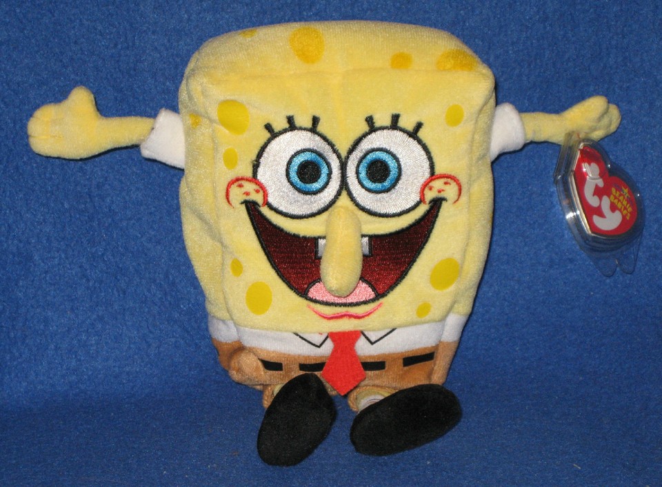 TY SPONGEBOB (BEST DAY EVER) BEST BUY EXCLUSIVE VERSION - MINT with ...