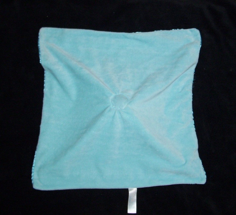 Kids of America Blue Teddy Bear Soft Plush Satin Edge Baby Blanket ...