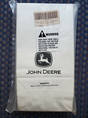 John Deere White Kraft Paper Lunch Gift Bags Lot of 40 | eBay