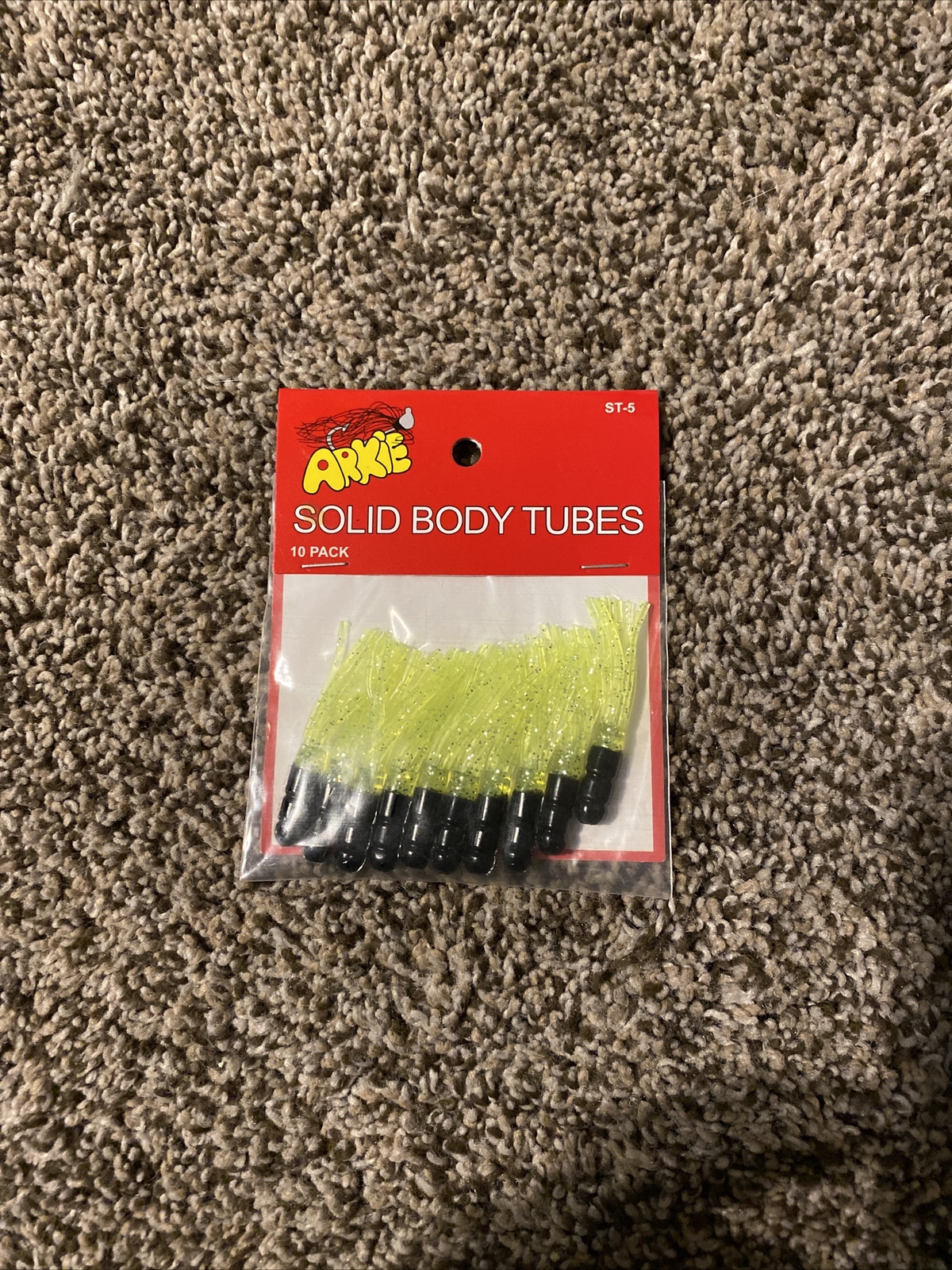 Arkie Solid Body Tubes Soft Fishing Lures 1Pk=10 tubes-FREE Shipping | eBay