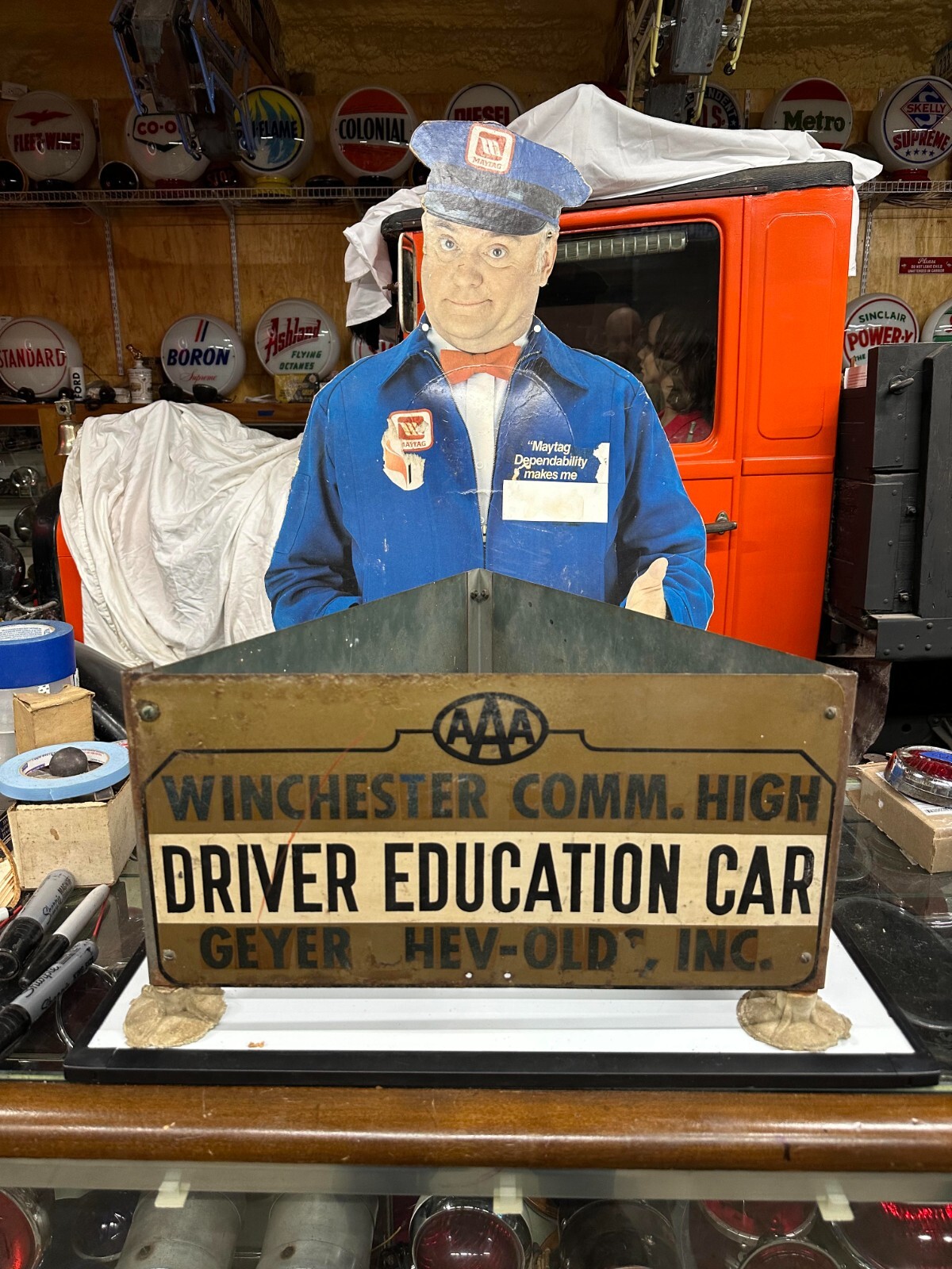 Vintage DRIVER EDUCATION CAR Winchester Com High GEYER CHEVROLET ...