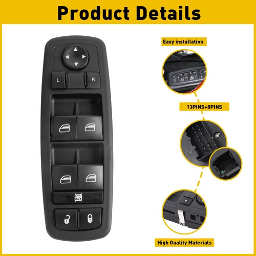 For 2014 2015 2016 Jeep Cherokee Driver Door Master Power Window ...