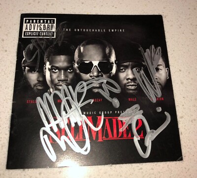 Rick Ross Meek Mill Wale +2 Maybach Music Self Made 2 Signed CD Cover ...