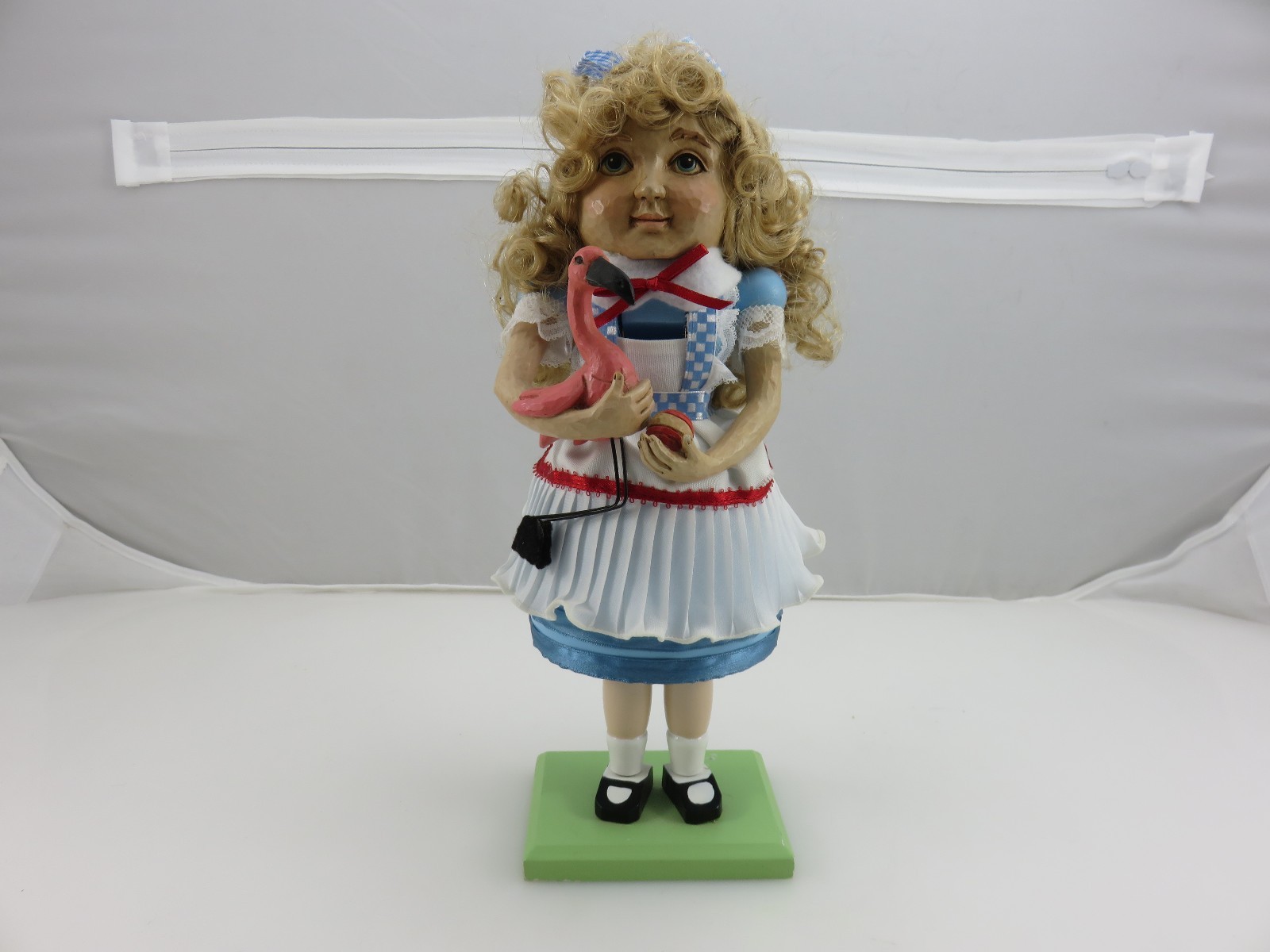 Lillian Vernon Alice In Wonderland Pink Flamingo Wooden Nutcracker | eBay