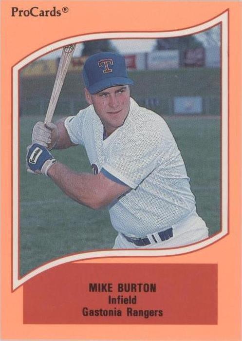 1990 ProCards A & AA Minor League Stars - Mike Burton #99 (RC) for sale ...