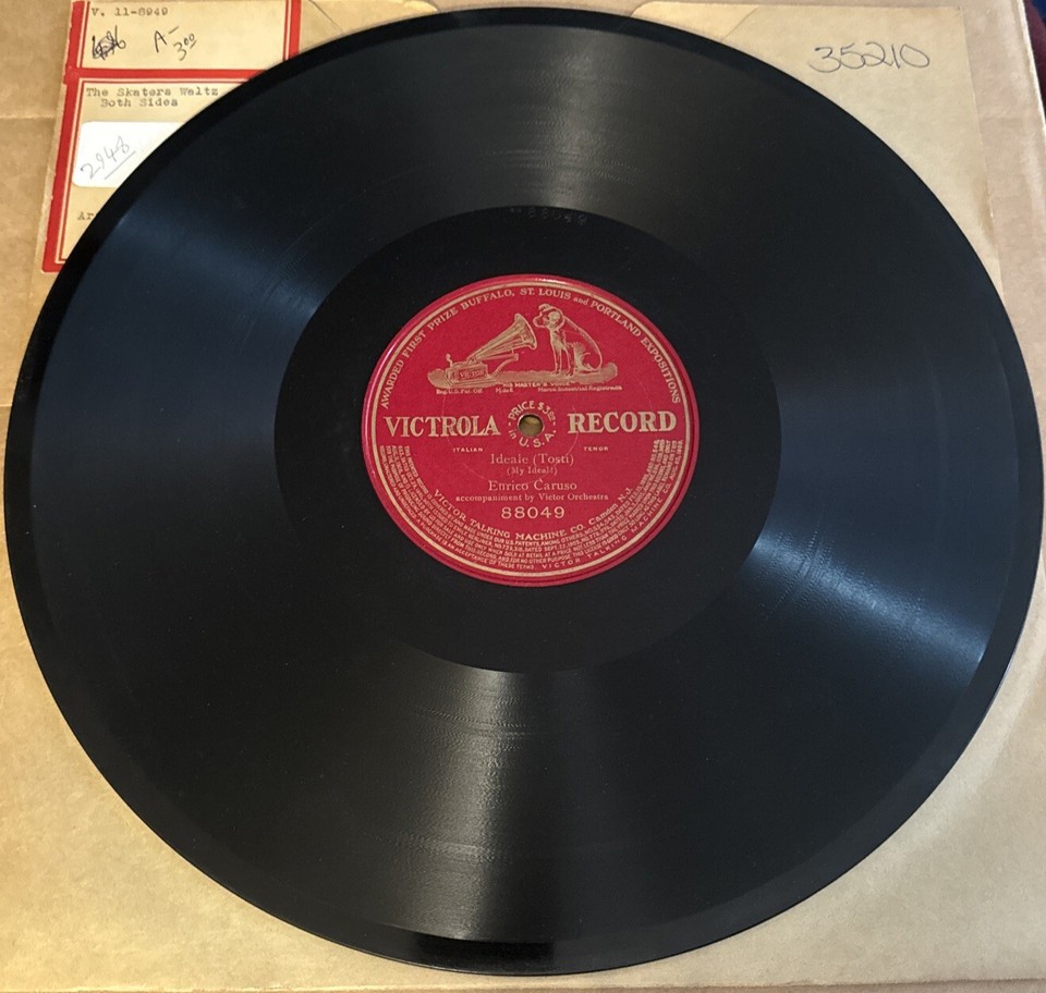 12” Victrola 78 RPM Enrico Caruso - Ideale 88049 E | eBay