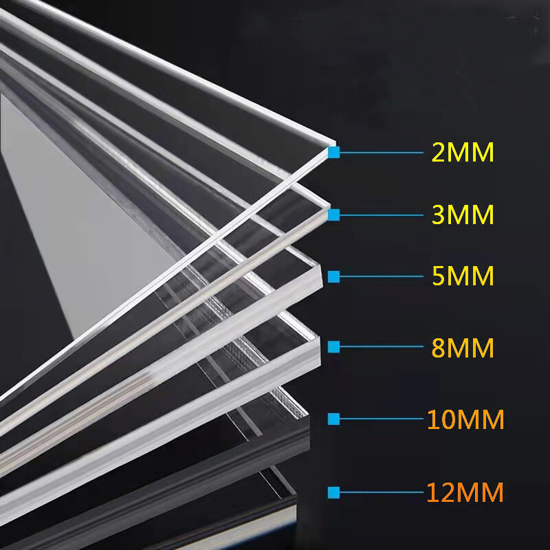 Clear Polycarbonate Plastic Sheet ,1mm - 10mm Thick Protected High ...