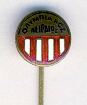 old OLYMPIACOS football club PIN BADGE Greece Piraeus SOCCER | eBay