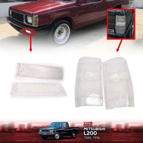 Front Bumper Light Tail Lamp Clear Lens For Mitsubishi L200 Triton Me ...