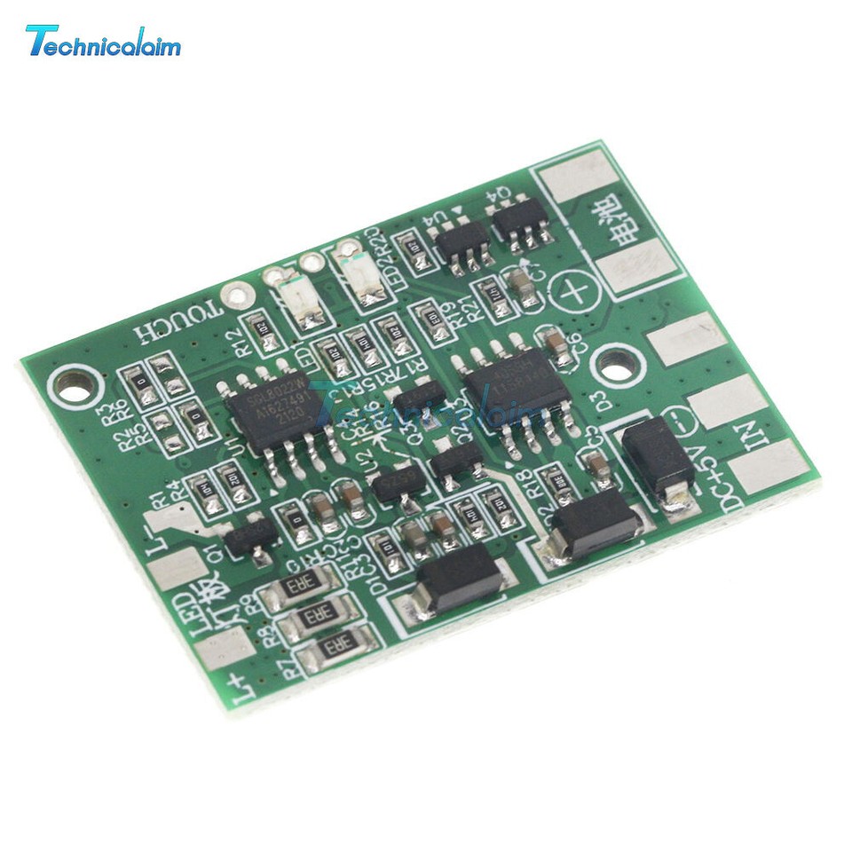 DC LED with charging protection stepless touch dimming lamp control ...