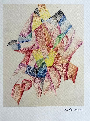 Gino Severini Lithograph 1966 Lithograph COA Published (Giacomo Balla ...