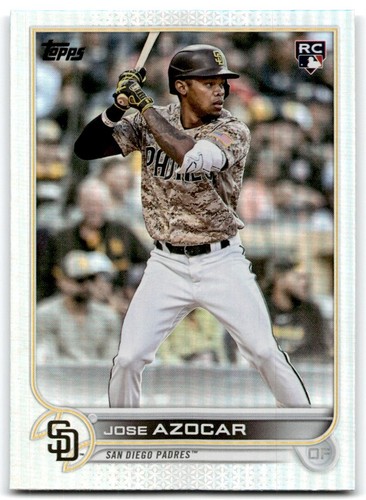 2022 TOPPS UPDATE RAINBOW FOIL JOSE AZOCAR RC SAN DIEGO PADRES #US280 ...
