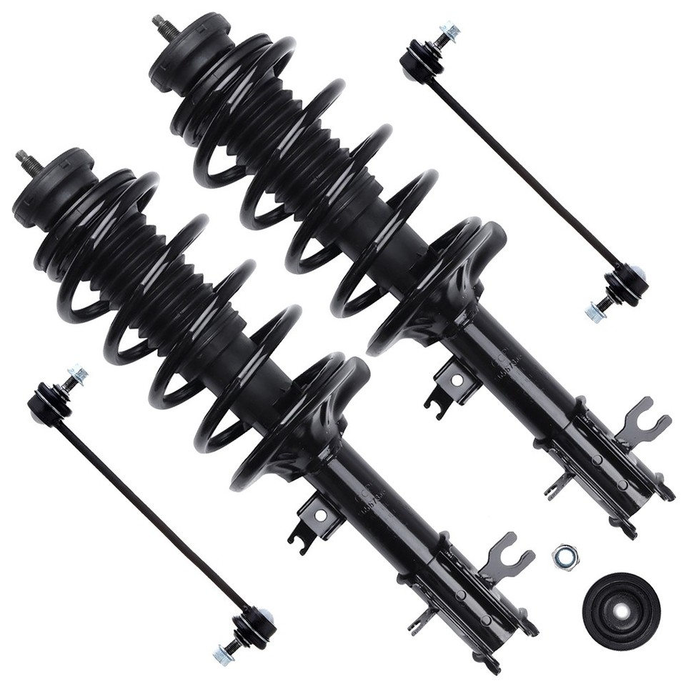 For Chevy Aveo Pontiac G3 4 Pcs Complete Struts Assemblies w/ Sway Bar ...