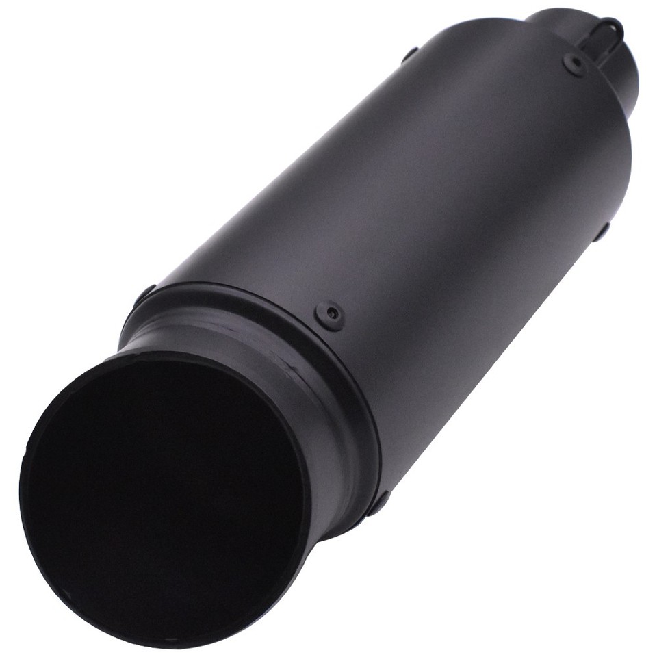 Slip on 51mm 2" Universal Motorcycle Exhaust Muffler Pipe Tail Tips ...
