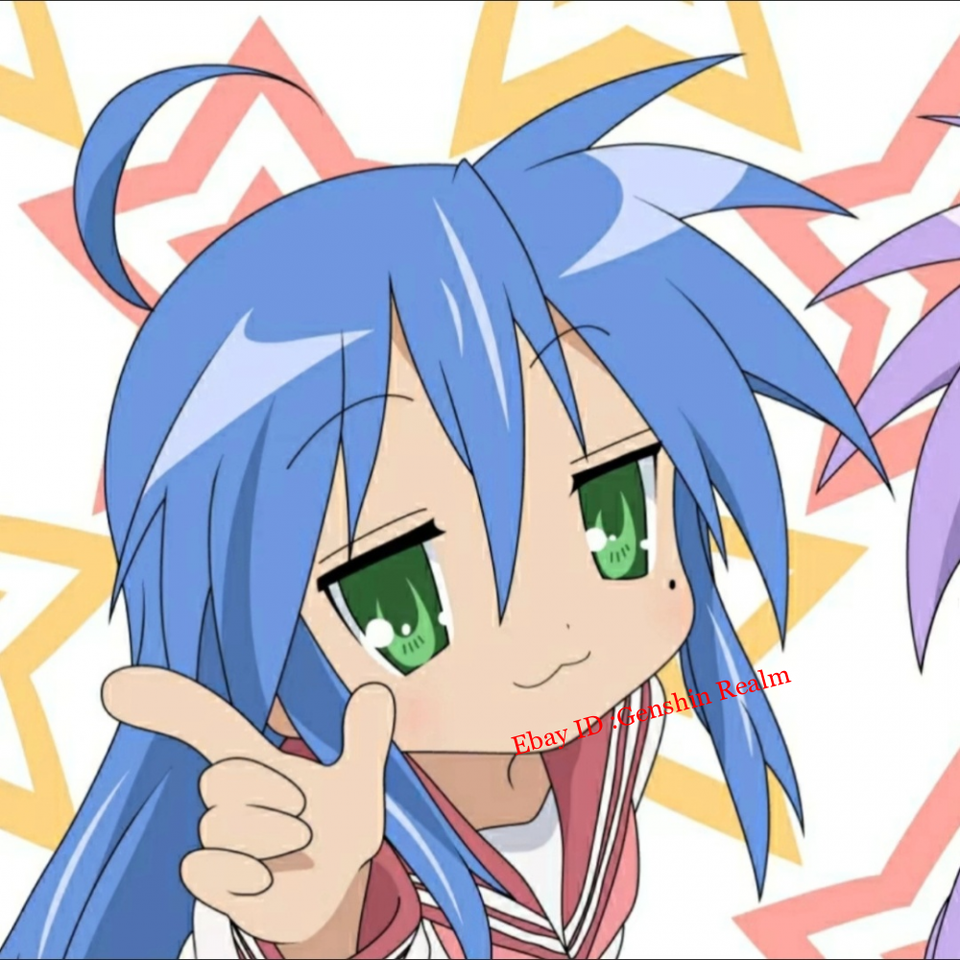 Anime Lucky*Star Izumi Konata Handmade Keychain Backpack Pendant Decor ...