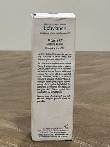 Exuviance Vitamin C+ Antiaging Booster 0.35oz/10g New In Box By ...