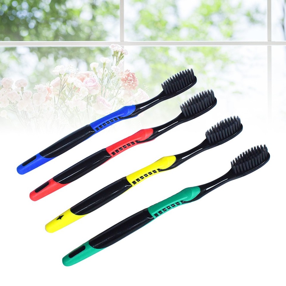 8 PCS Super Soft Toothbrush Manual Toothbrushes for Adults Bamboo ...