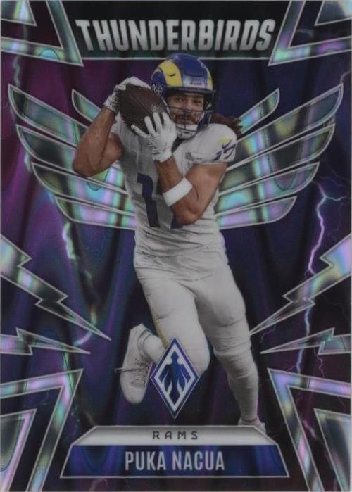 2025 Panini Phoenix - Thunderbirds Puka Nacua #30 Silver Seismic /99 ...