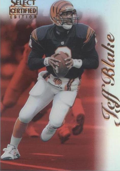 1996 Select Certified Edition - Jeff Blake #19 Mirror Red for sale ...