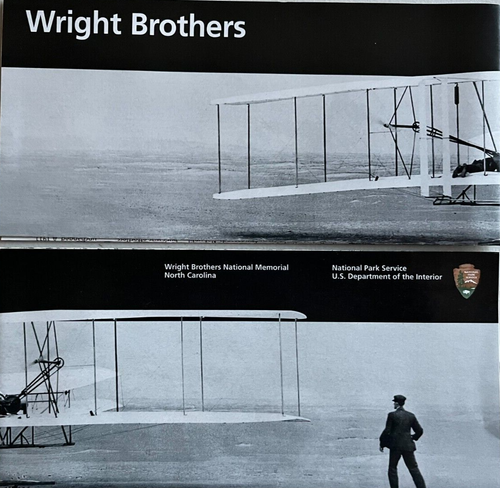 New WRIGHT BROTHERS NM - NC NATIONAL PARK SERVICE UNIGRID BROCHURE Map ...