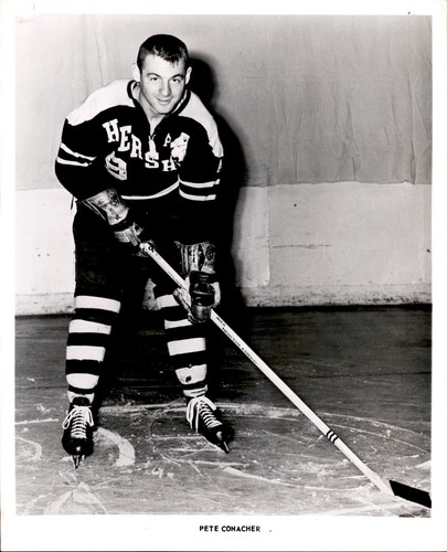 PF9 Orig Photo PETE CONACHER 1960-66 HERSHEY BEARS FORWARD CLASSIC AHL ...