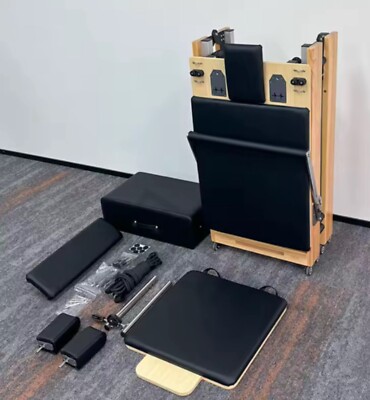 Foldable Reformer Pilates Machine with Sitting Box - 5-7 weeks Delivery ...