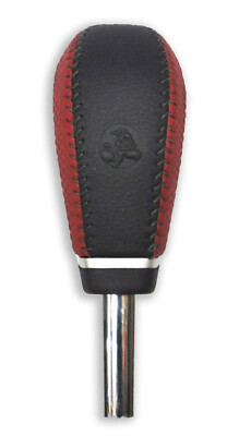 Genuine Holden VE WM Auto Leather Shifter Gear Knob Black/Red ...