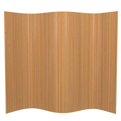 Oriental Furniture 6 ft. Tall Bamboo Wave Screen - Natural 6 Foot | eBay