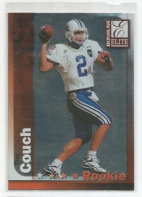 1999 Donruss Elite Tim Couch Rookie #170 Cleveland Browns RC Kentucky ...